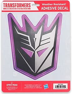 Amazon.com: Hasbro Transformers Skywarp Decepticon Adhesive Vinyl Decal ...