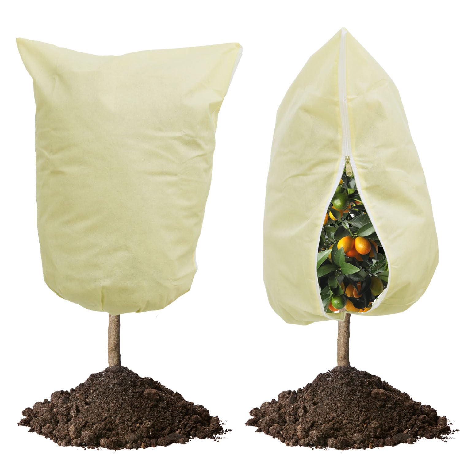 2 Pack Plant Covers Freeze Protection 2.8 oz/yd², 47.2" X 70.9" Large ...