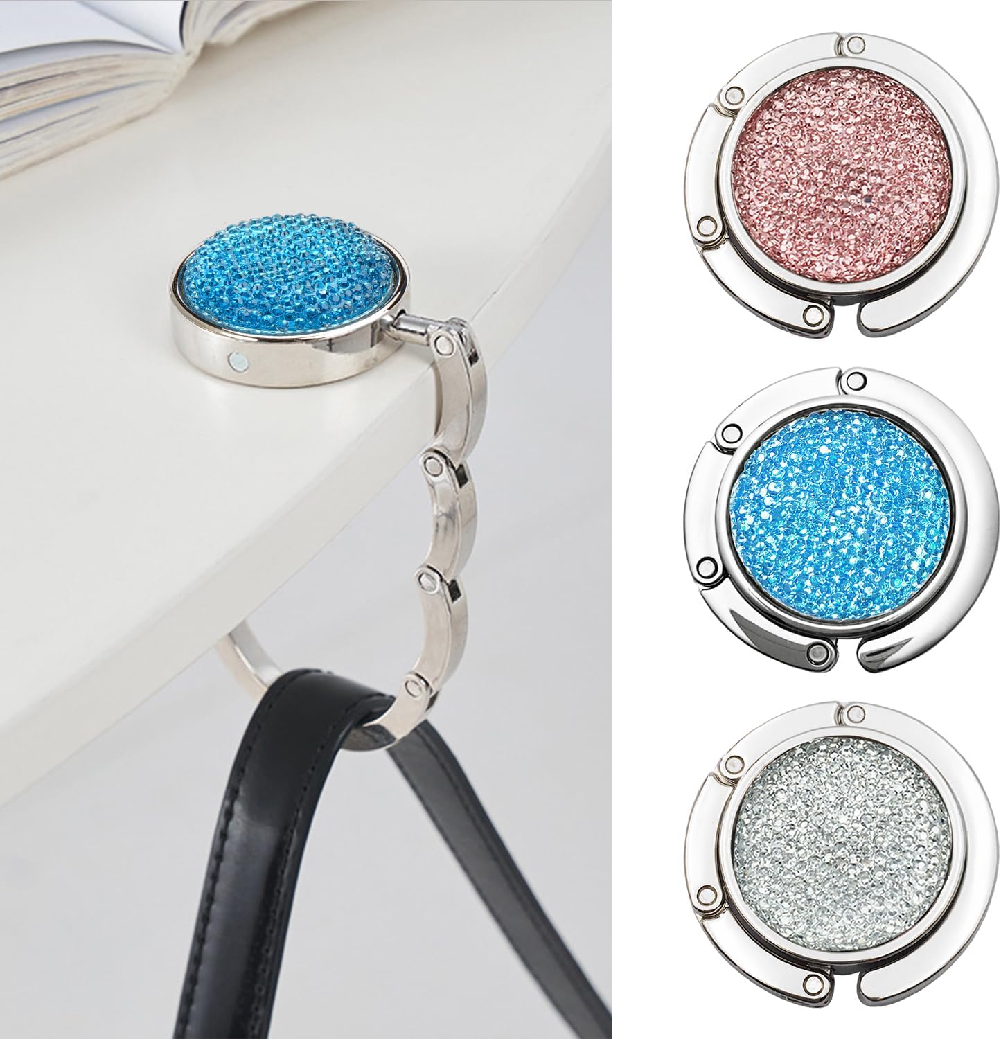Amazon.com: Eosraffa Foldable Purse Hooks - Heavy Duty Alloy Materials ...