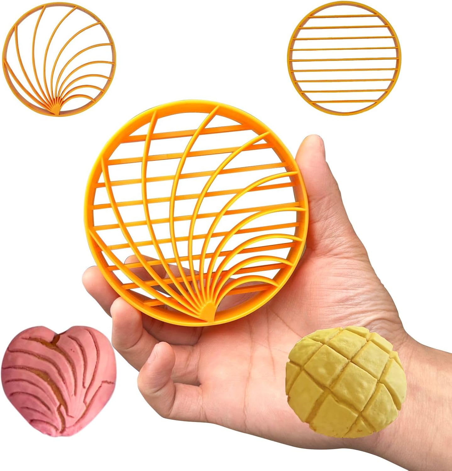 Amazon.com: Concha Cutter Mexican Bread Mold with 4.1 Inch,Concha stamp ...