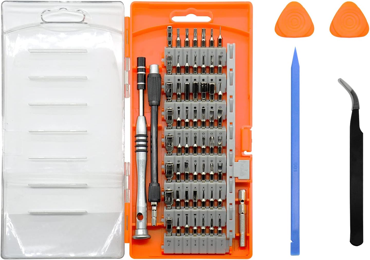 Amazon.com: Small Precision Screwdriver Set, 60 in 1 with 57 Bits ...