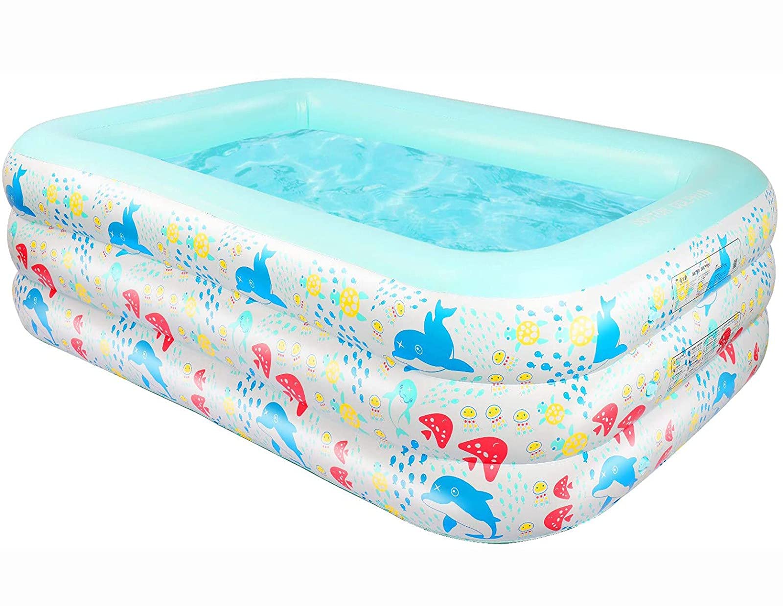 Buy Inflatable Swimming Pool, Full-Sized Family Lounge Pools,Swim ...