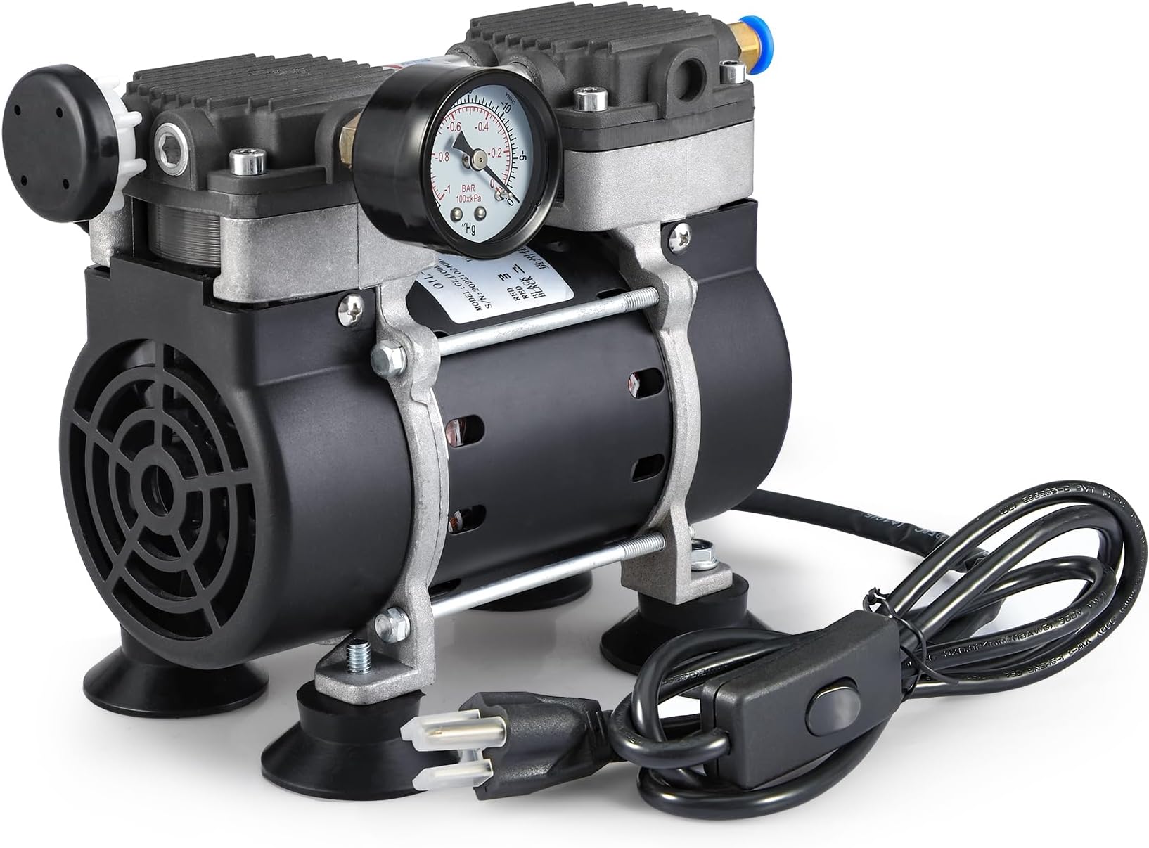 Amazon.com: Rocker 300 Oilless Vacuum Pump, 99 mbar, 23 LPM, 1750 RPM ...