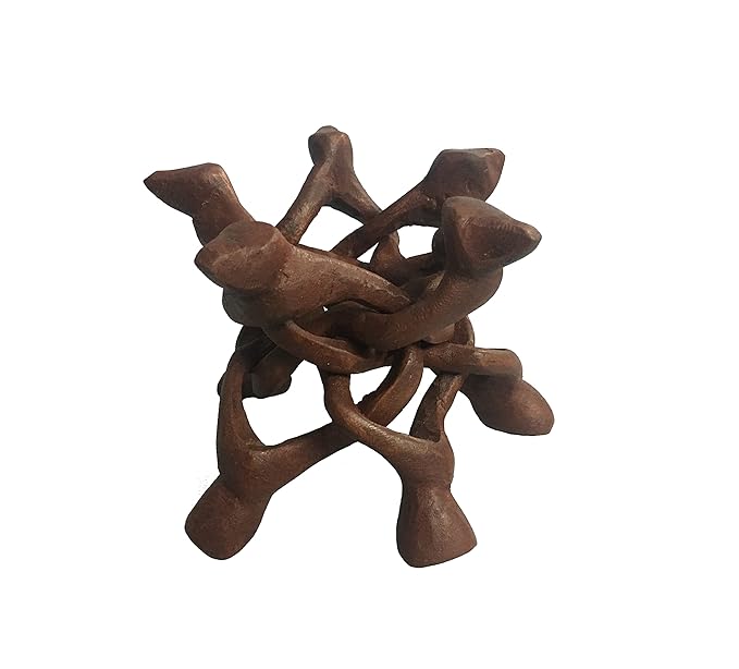 Buy Shreyshti Wooden Cobra Stand, Pentapod (Five Legs) Approx. 6 ...