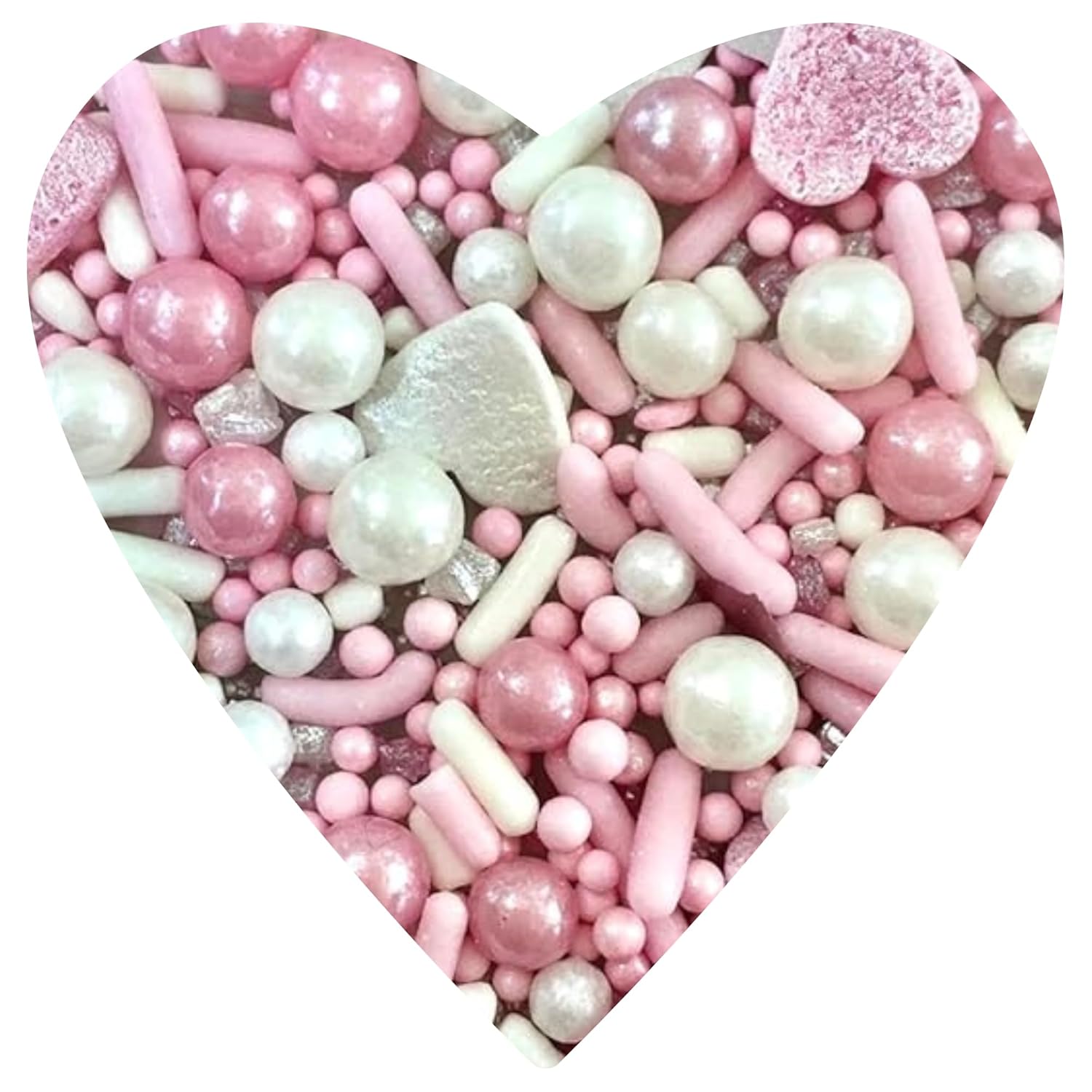 Amazon.com: COOL MOM SPRINKLES Valentines Day Sprinkles (4 oz.) – Heart ...