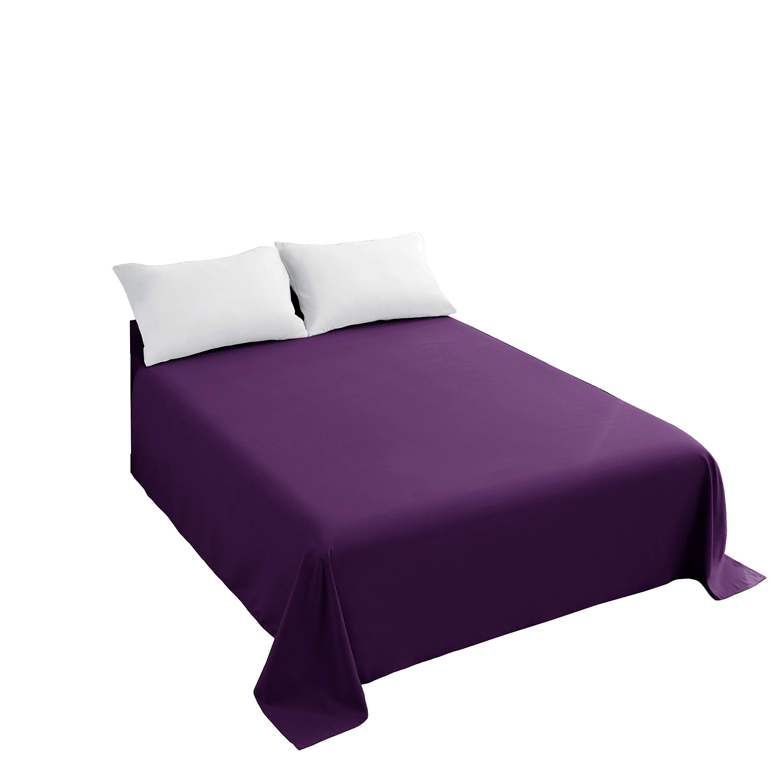 Amazon.com: Sfoothome Top Sheet Single - Premium 1500 Ultra-Soft ...