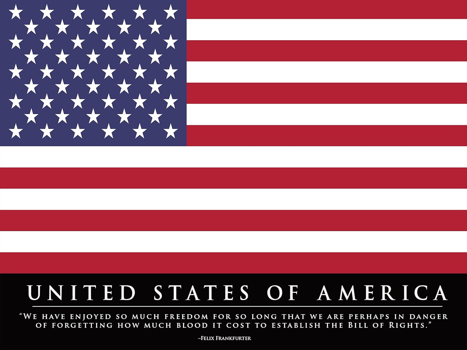 Amazon.com: PATRIOTIC Patriotism Poster Poster Quotes USA Poster 18x24 ...