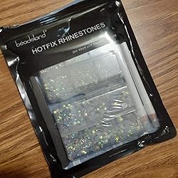Amazon.com: BEADSLAND Hotfix Rhinestones, 6080PCS Clear Rhinestones for Clothes Crafts Mixed 6 ...