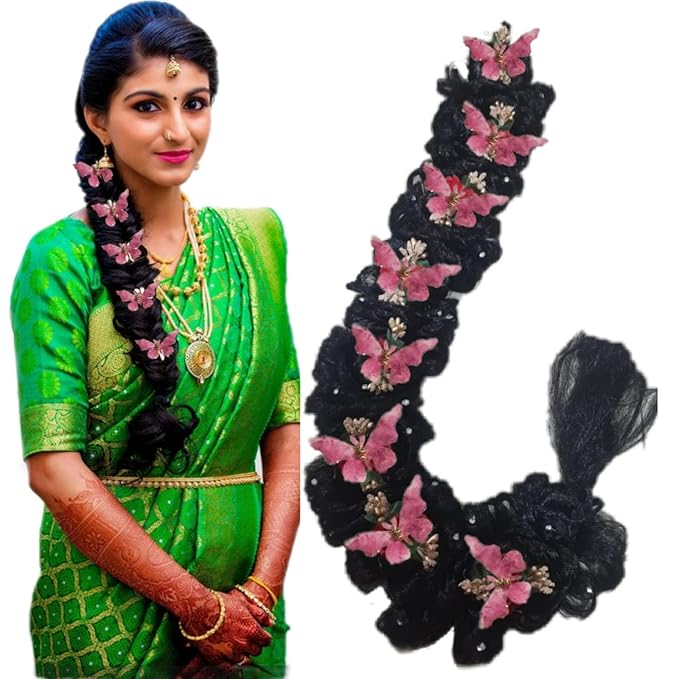 Generic Aishwarya Fancy Butterfly Choti Trending Clip-In Curly Black ...