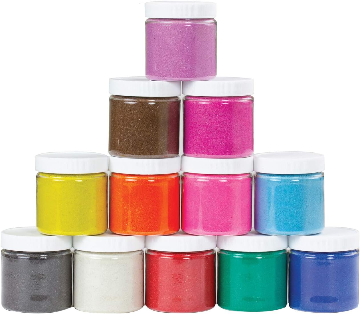 Amazon.com: Colored Sand - 12 asst'd Colors, 6 oz Each : Everything Else