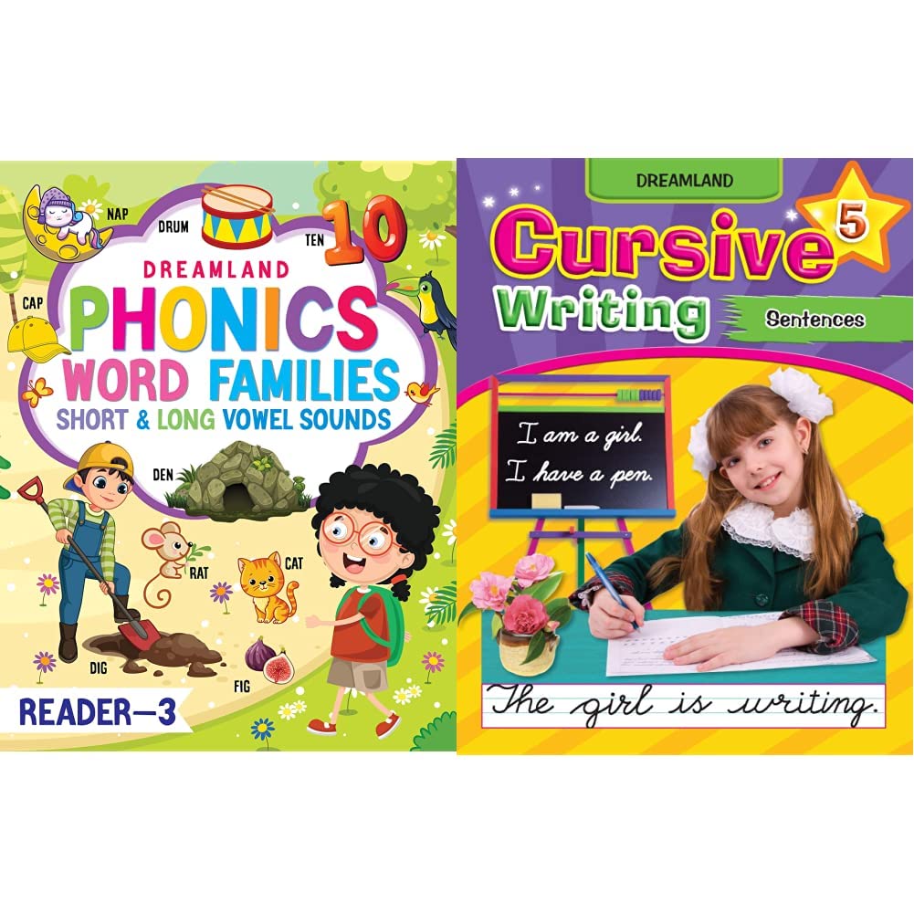 Buy Phonics Reader Book 3 for Children Age 3 -10 Years - Word Families ...