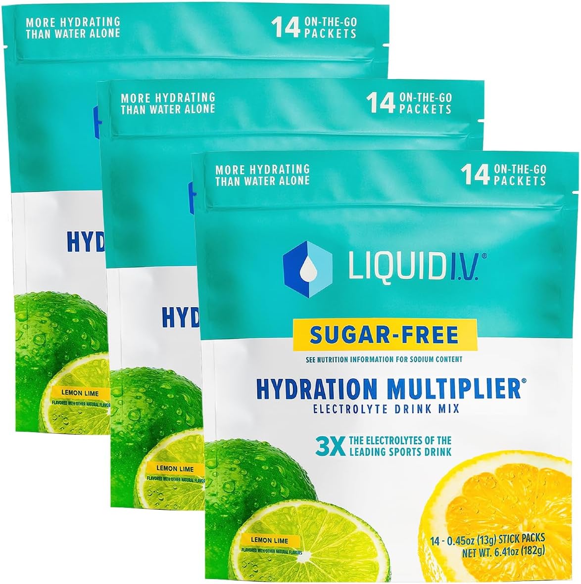 Amazon.com : Liquid I.V. Sugar-Free Hydration Multiplier - Lemon Lime ...