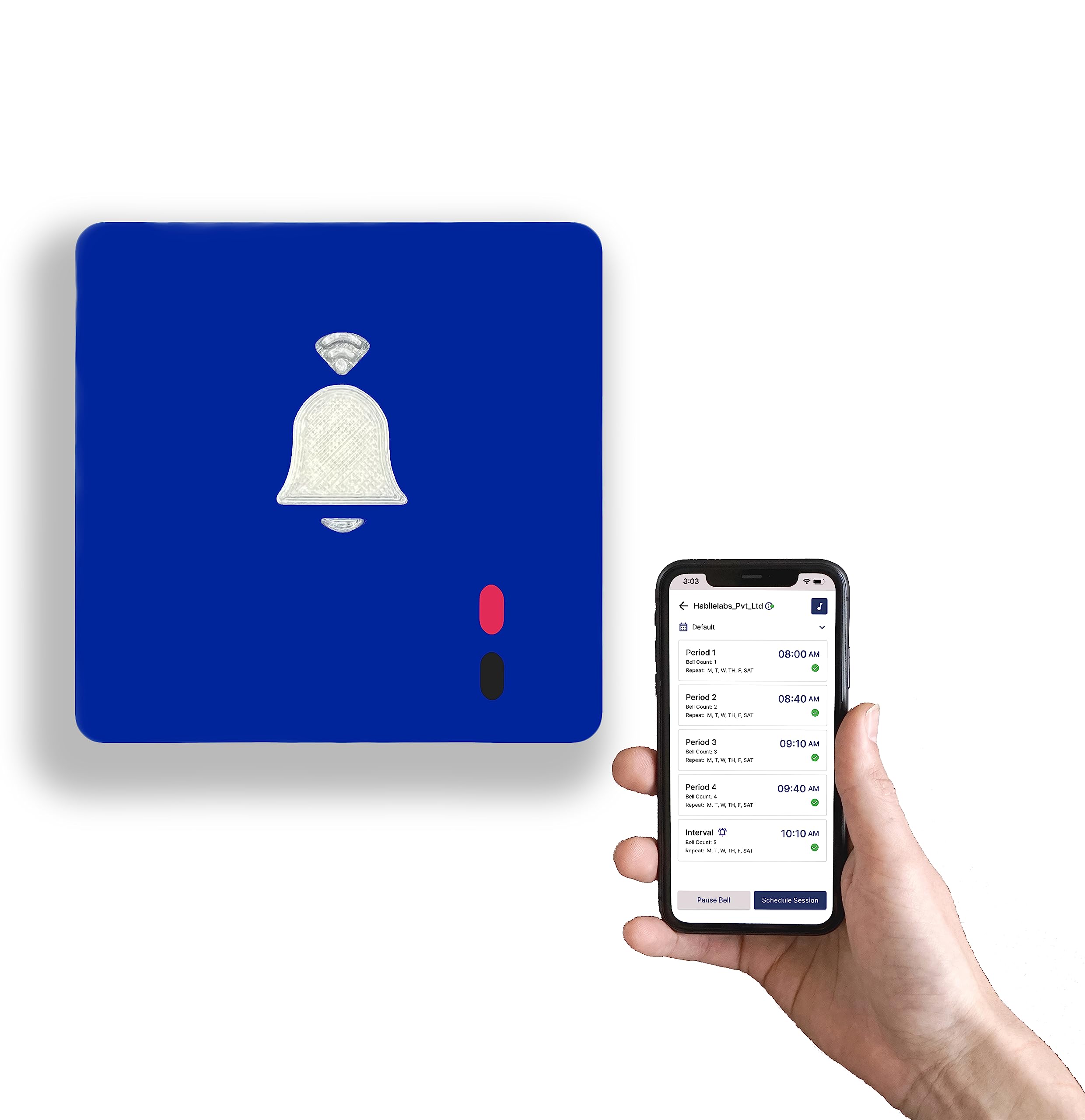 School Bell Smart bell Timer Smart Automatic Bell Management System ...