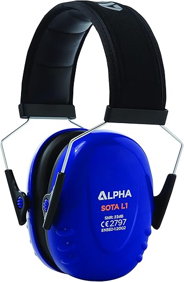 Alpha Sota L1 Low Attenuation Lightweight Safety Ear Defenders,Approved ...