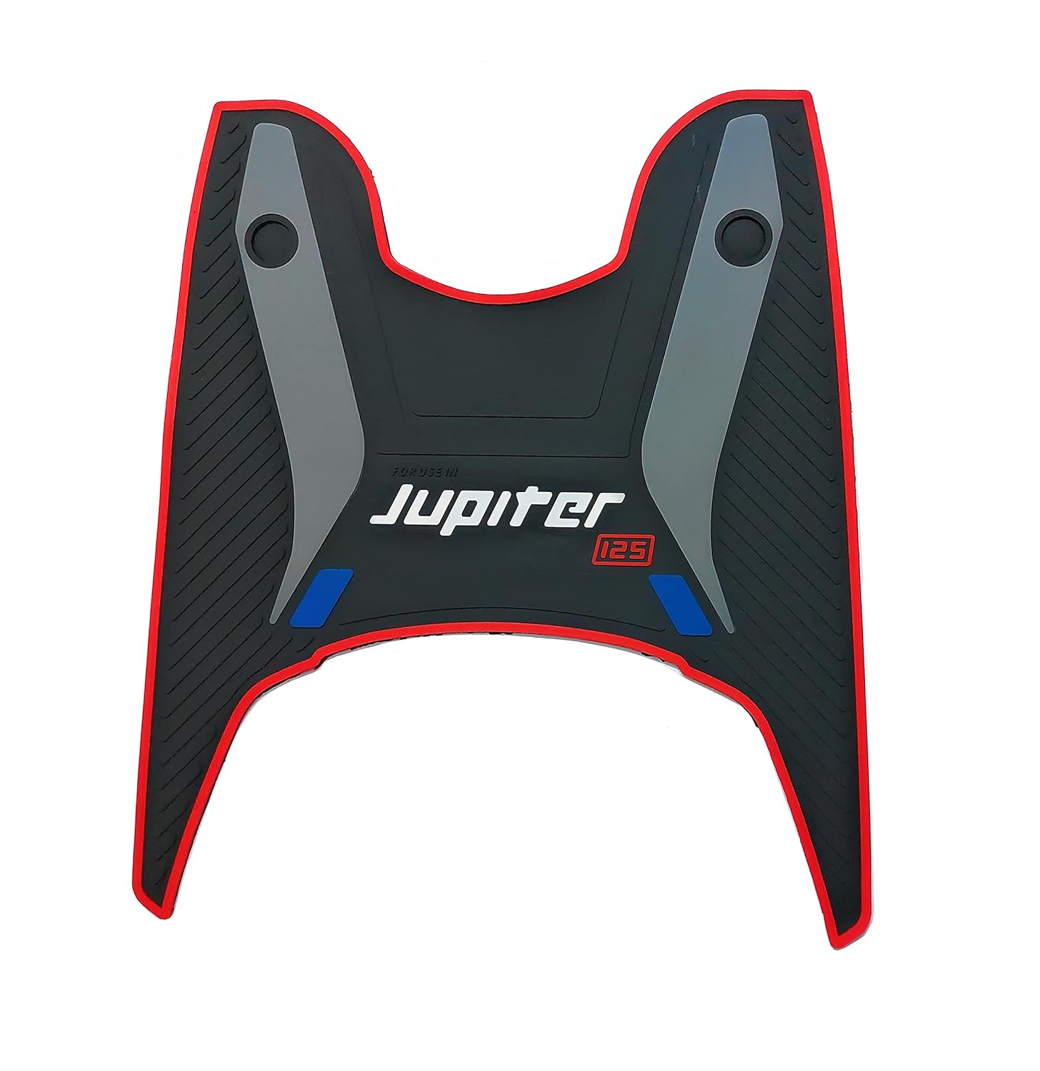 Zealsy Anti Skid Foot Floor Mat for Jupiter 125 Scooter Multi Color ...