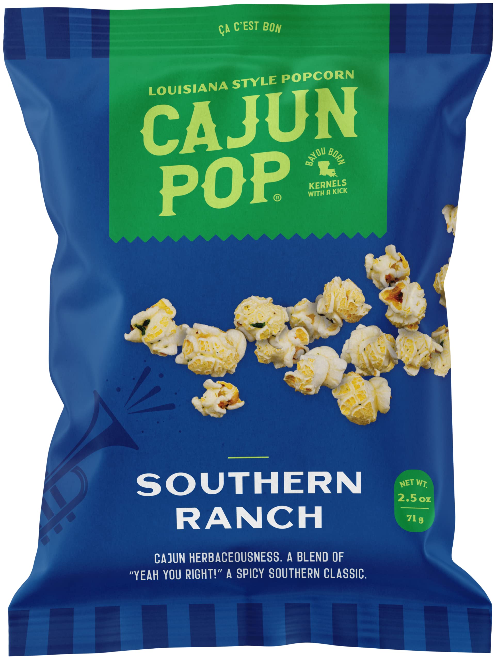 Cajun Pop Gourmet Popcorn Flavored Popcorn Already Popped Without ...