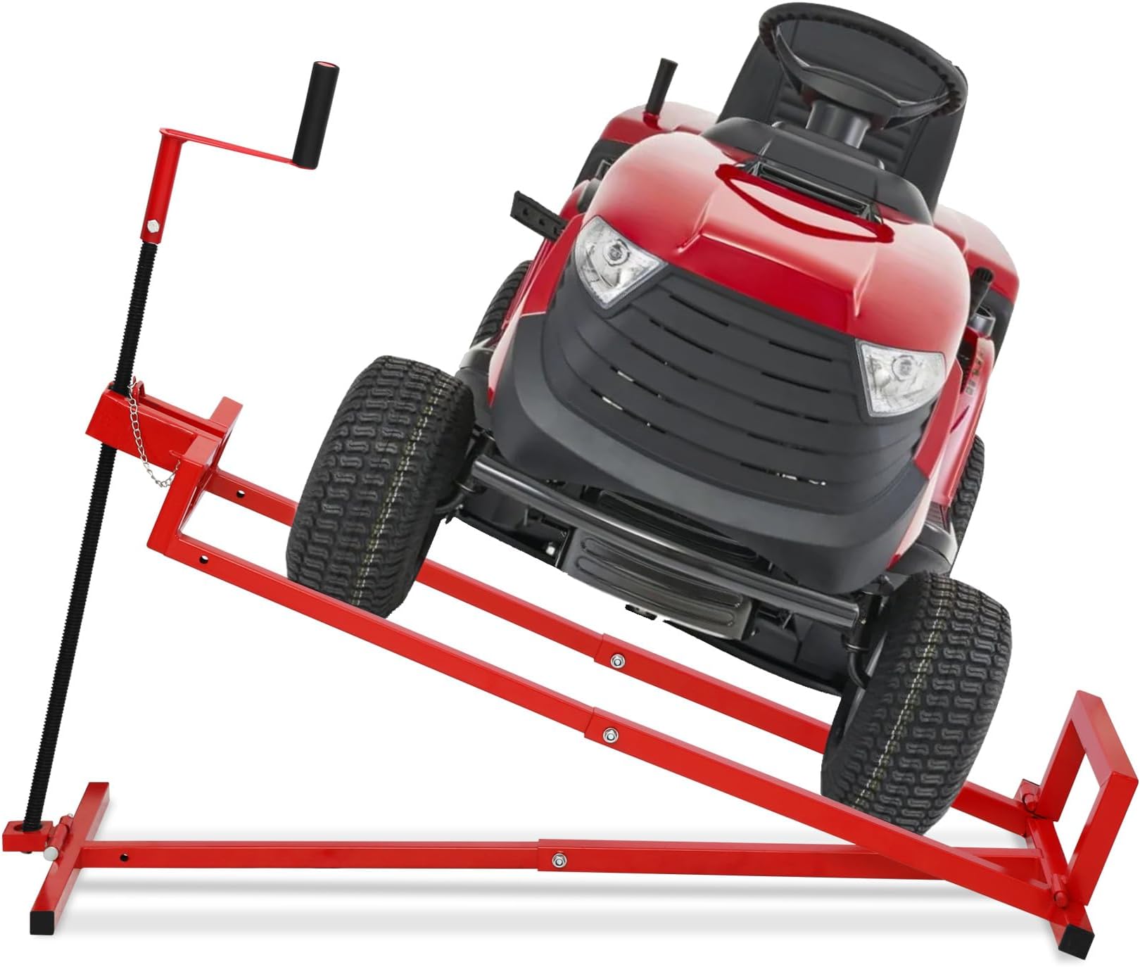 Upgraded Lawn Mower Jack Lift, Telescopic Maintenance Jack for Lawn ...