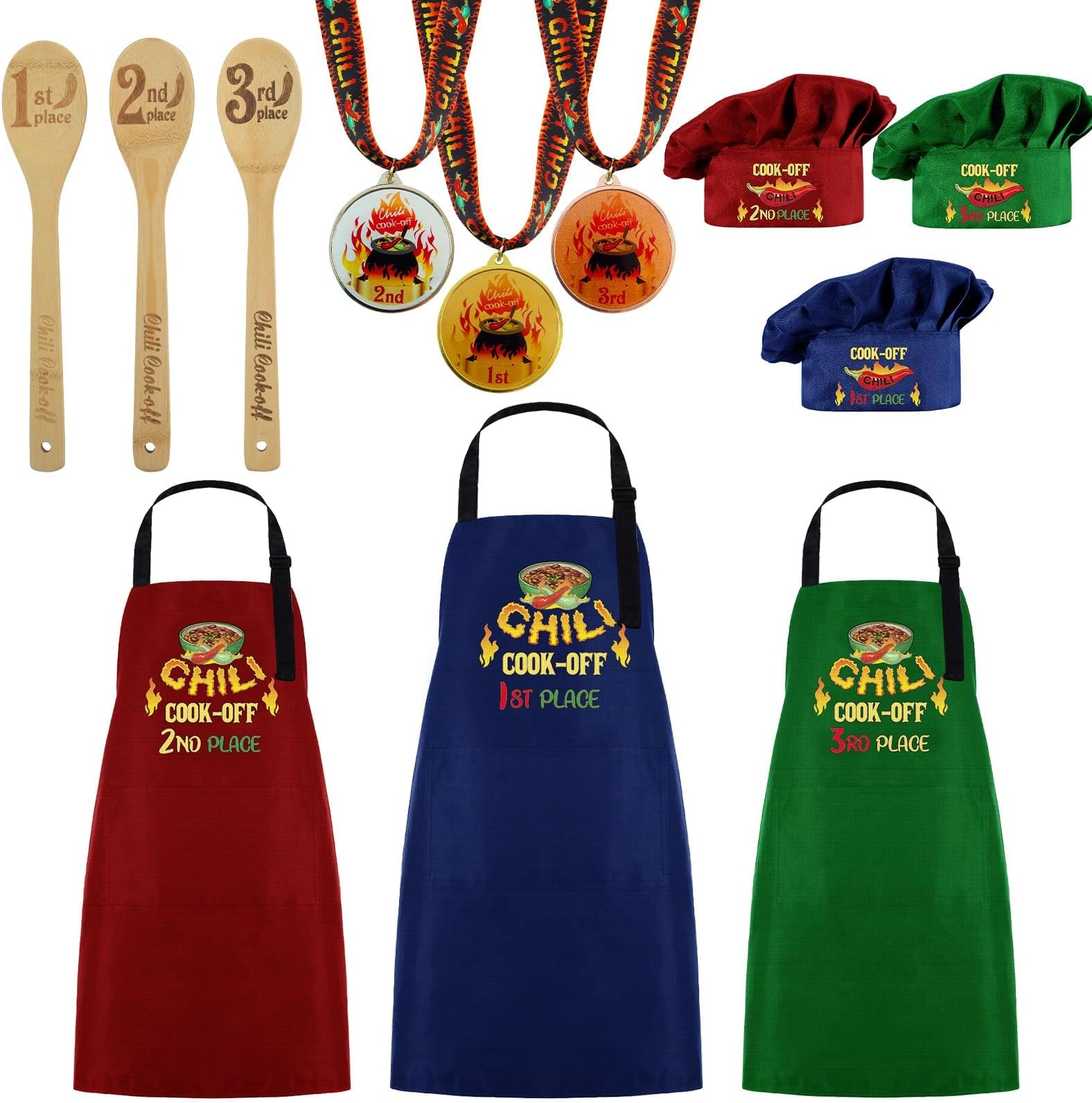 Amazon.com: Taiyin 6 Pcs Chili Cook off Prizes Set Funny Chili Cook off ...