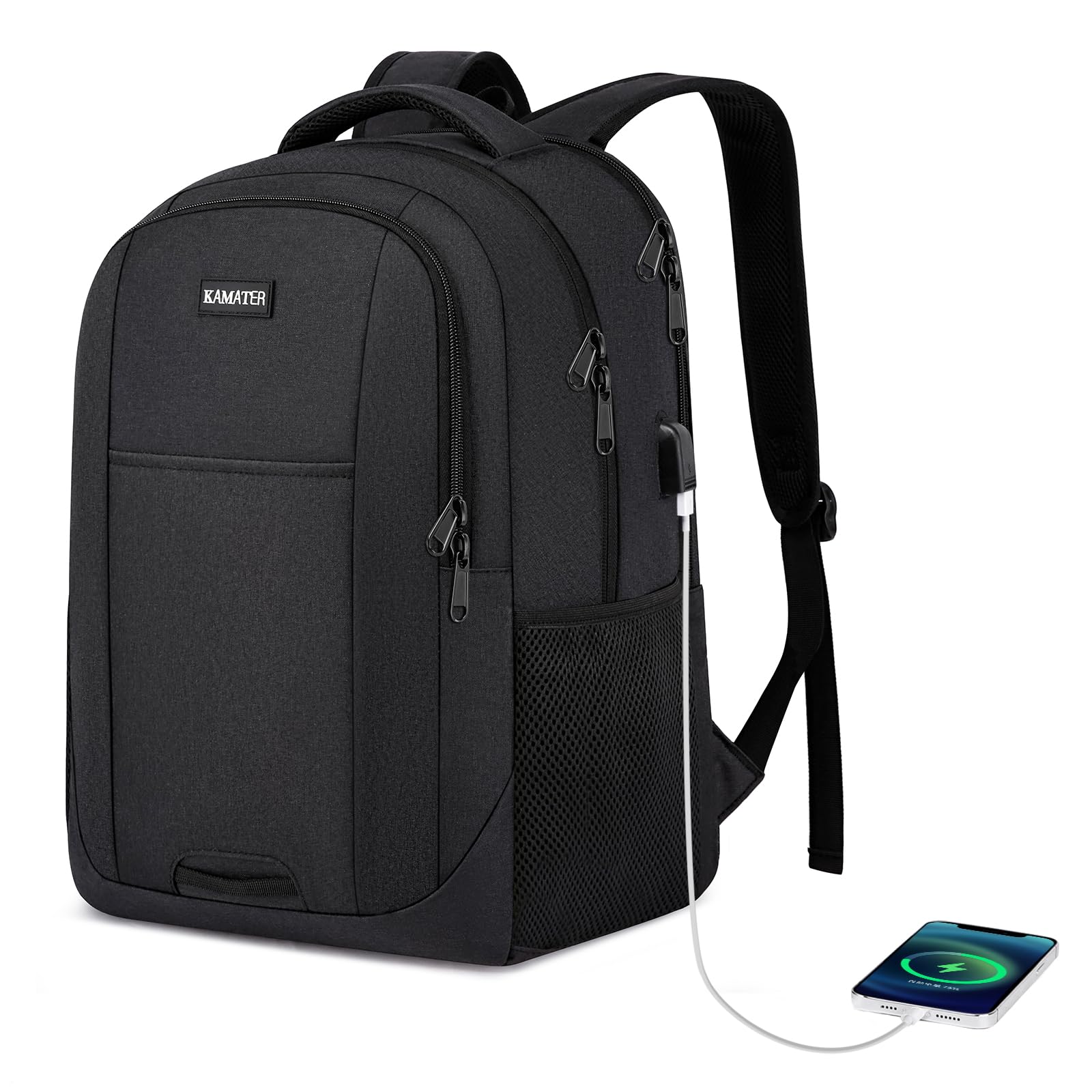 Amazon.com: Black Backpack for School, School BackPack for Teens, Girls ...