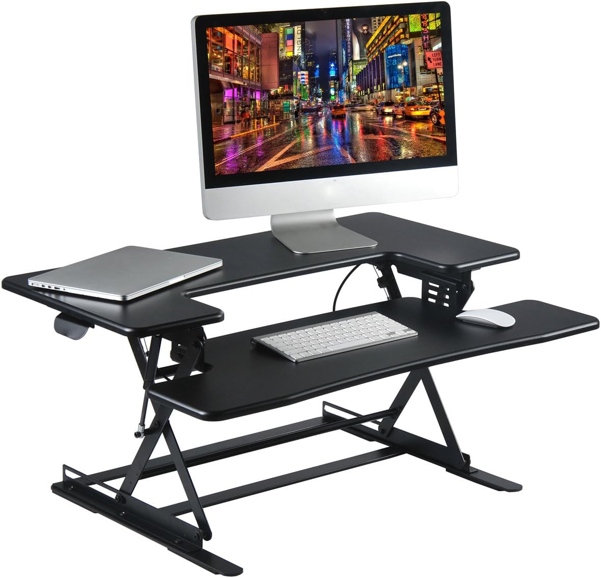 Amazon.com: JOBOON Standing Desk Height Adjustable Sit to Stand Up Desk ...