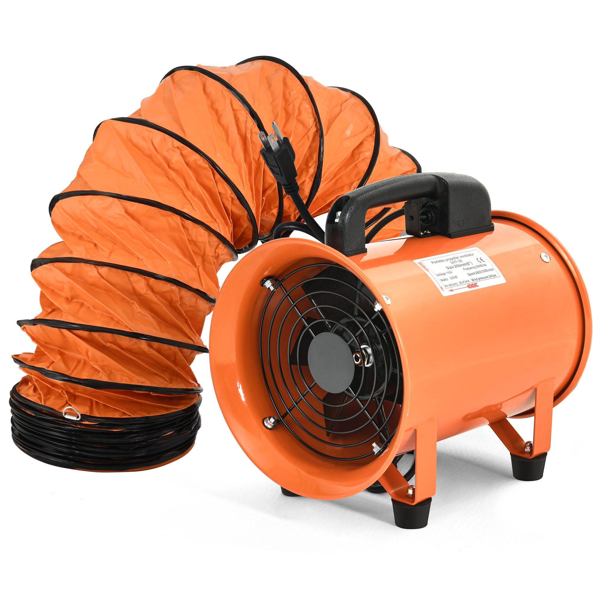 Snapklik.com : DWVO 8 Inch Utility Blower Exhaust Fan, Extractor Fans ...