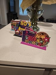 Amazon.com: 6 Pcs 80s Party Decorations 80s 90s Party Table Decor 1980s ...