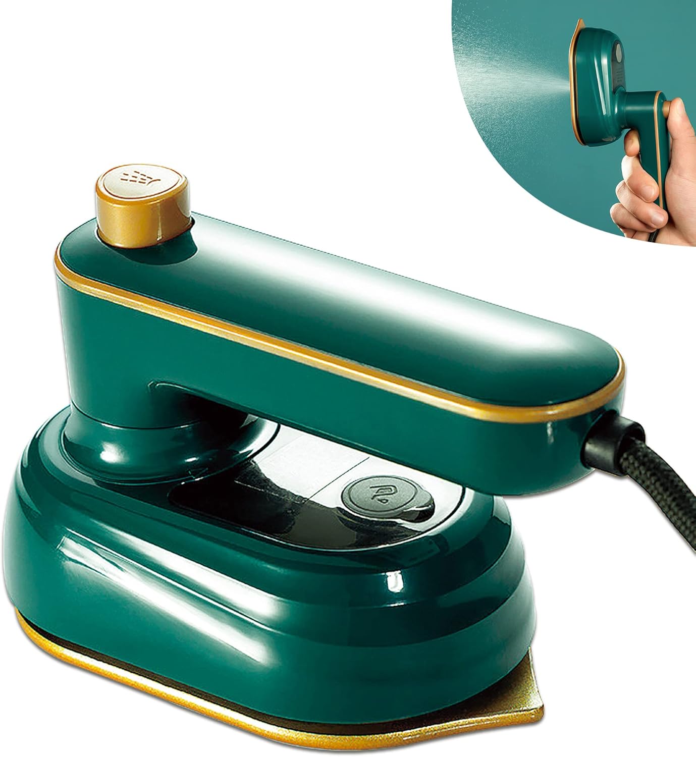 Amazon.com: MEHIDFY Mini Iron, 180° Rotatable Travel Iron, 50ml ...