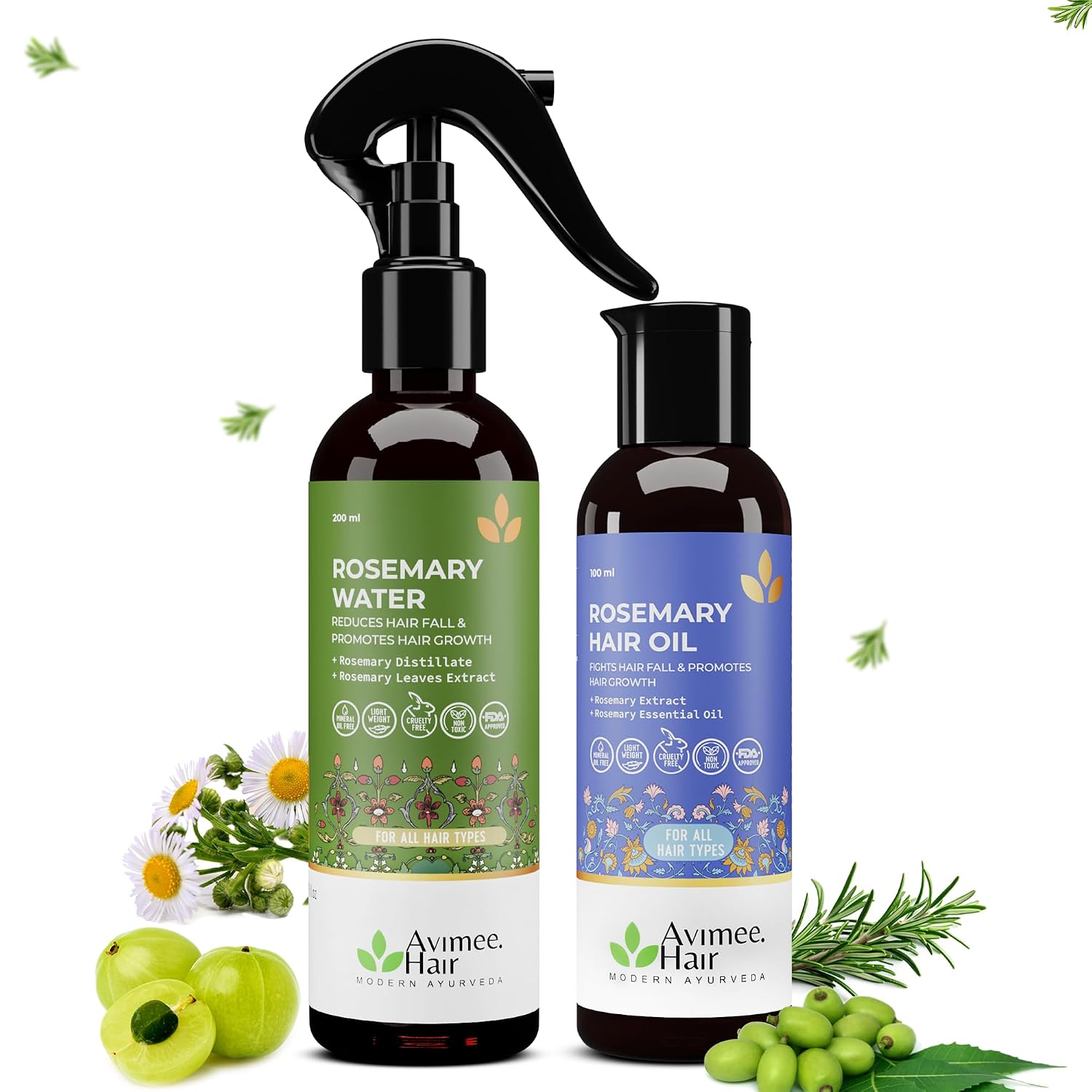 Buy Avimee Herbal Super Saver Combo for Hair Growth & Hair Fall ...