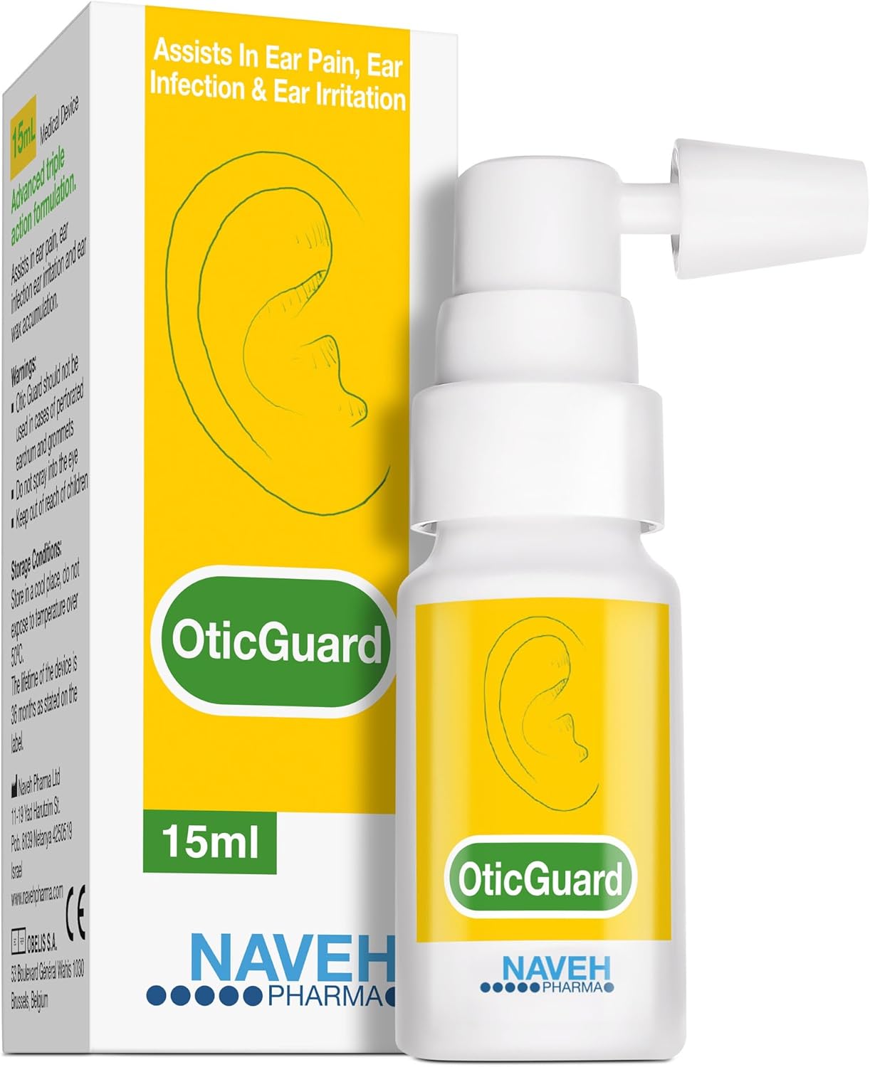 NAVEH PHARMA Otic Guard Natural Ear Spray 3 in 1 Nepal | Ubuy
