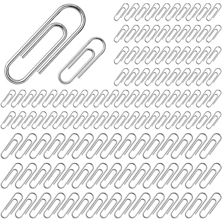 Amazon.com : Paper Clips, 140 Pack Metal Paper Clips Assorted Sizes ...