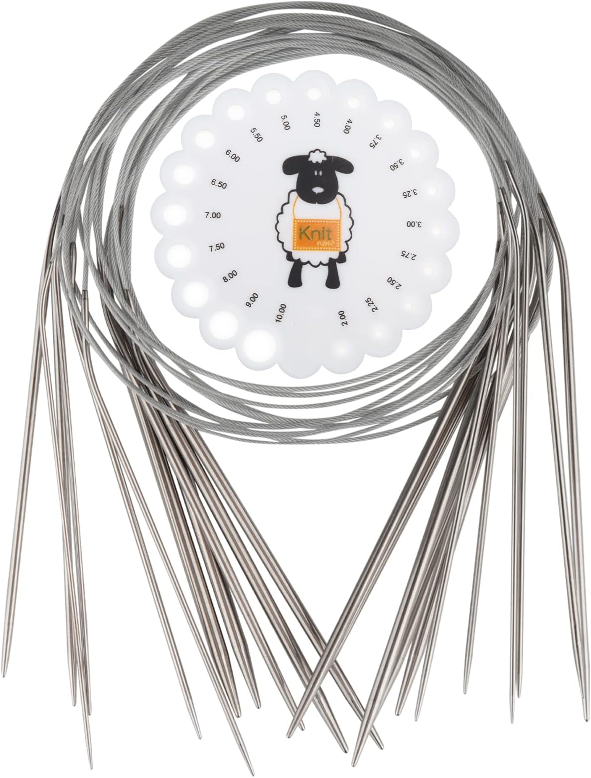 Aeelike Circular Knitting Needles Set 40cm, Short Circular Knitting ...