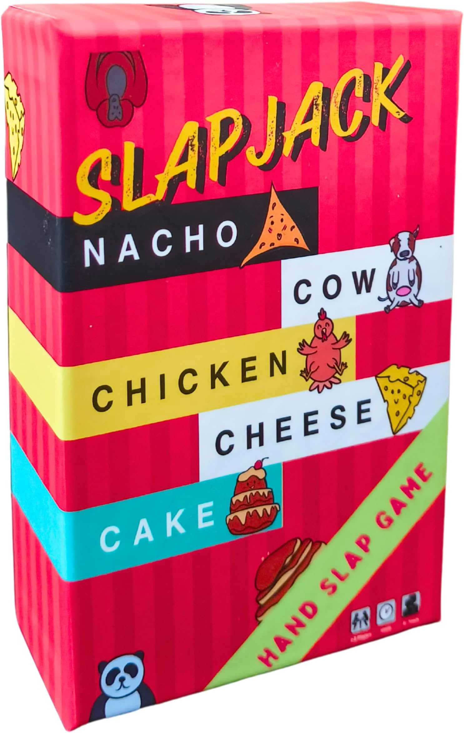 SLAPJACK Nacho Cow Chicken Cheese Cake Card Game for Kids & Adults ...