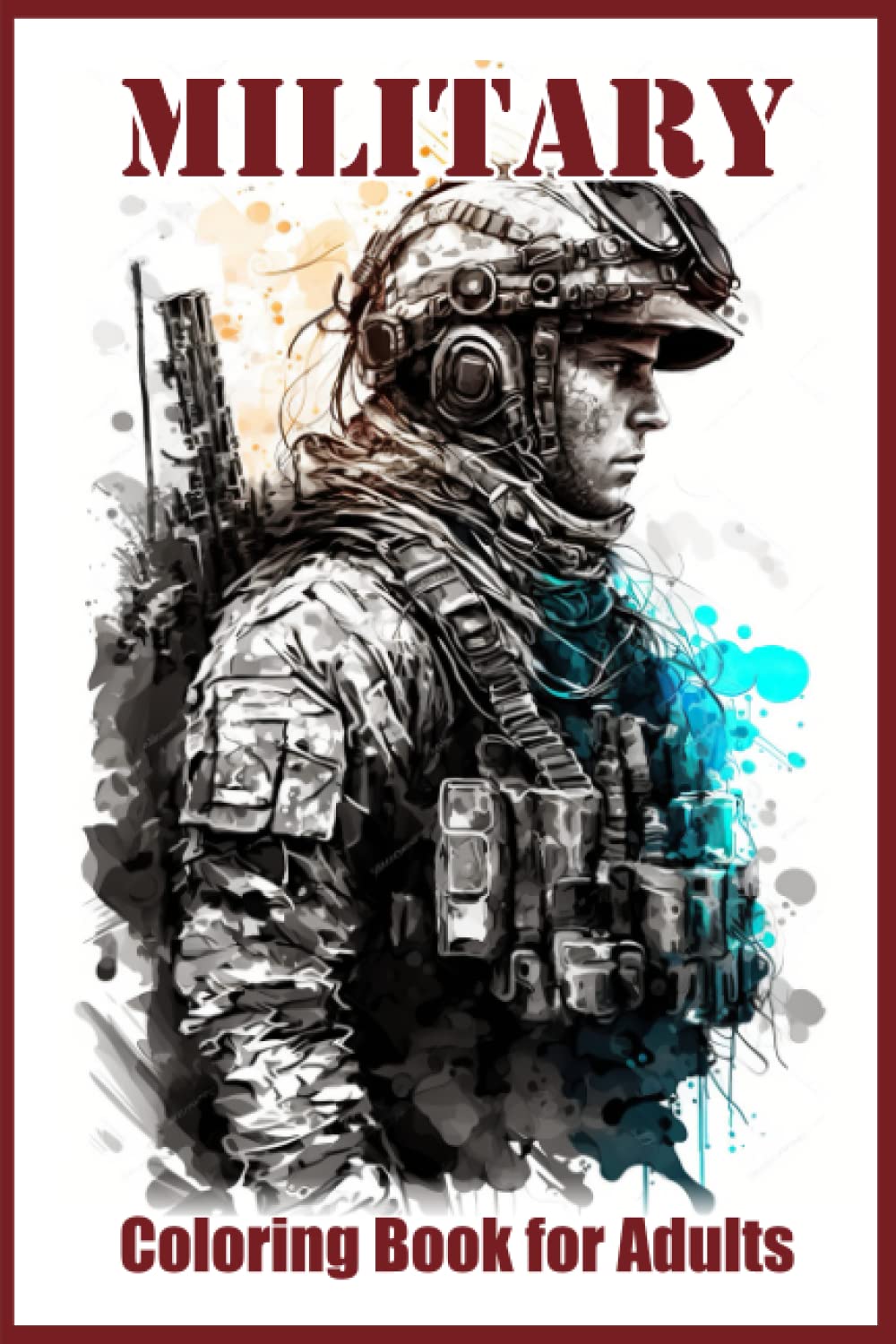 Amazon.com: Military Coloring Book for Adults: Combatant forces form ...