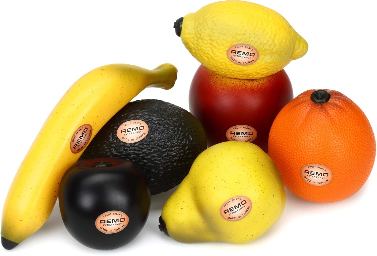 Amazon.com: Remo Fruit Shakers 7 Pieces (SC-ASRT-07) : Musical Instruments