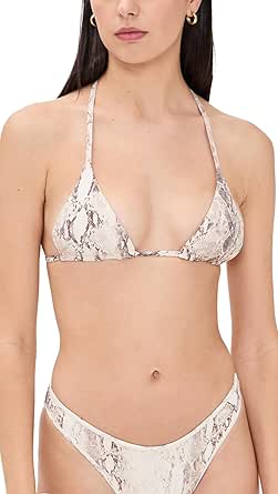 Amazon.com: PQ Swim Women's Paige Triangle Bikini Top : Clothing, Shoes & Jewelry