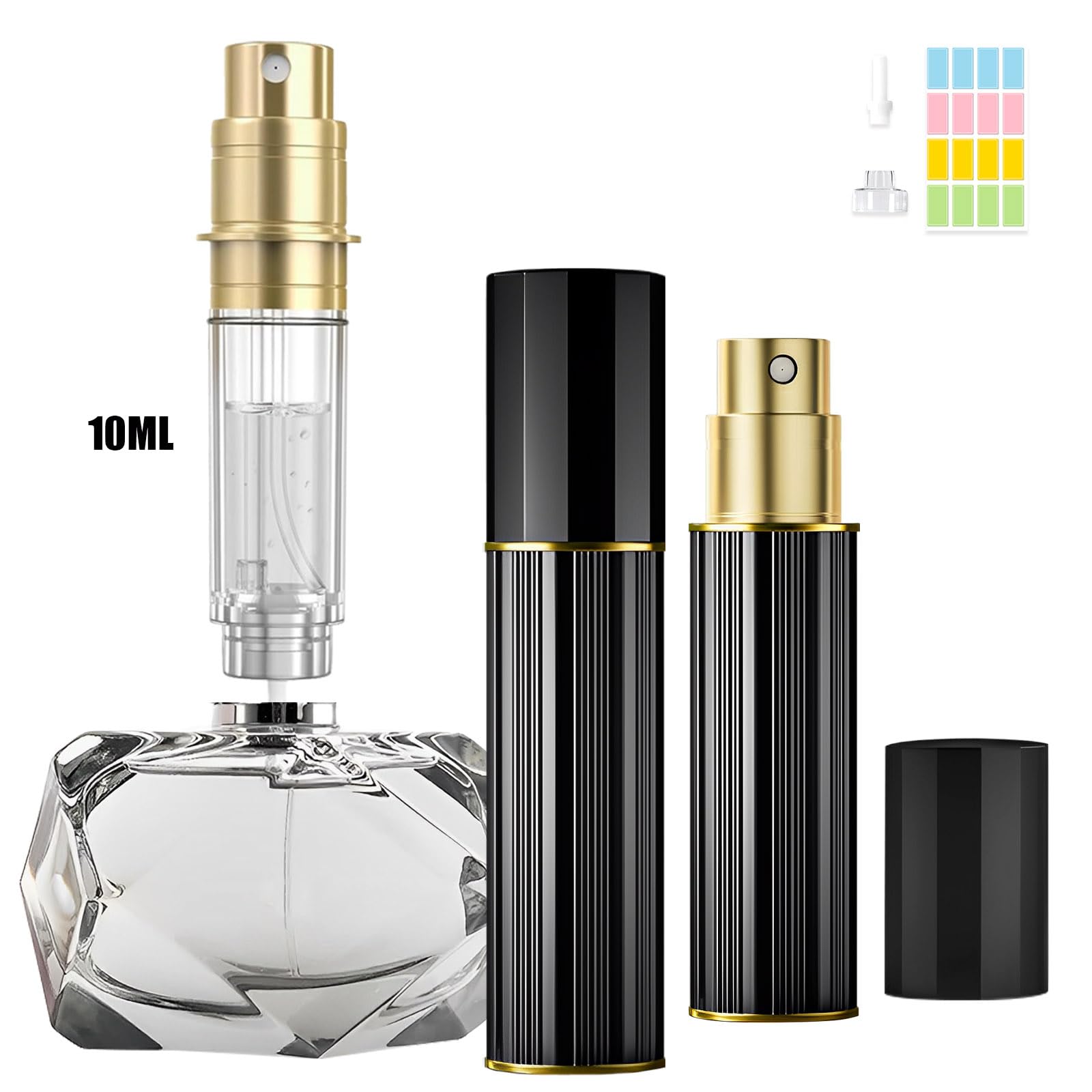 Amazon.com: Squway 1PCS 10ml Travel Perfume Atomizer Refillable, Bottom ...