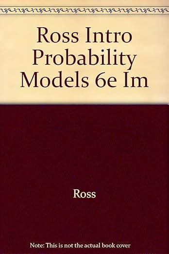 Amazon | Introduction to Probability Models, Instructor's Manual, Sixth ...
