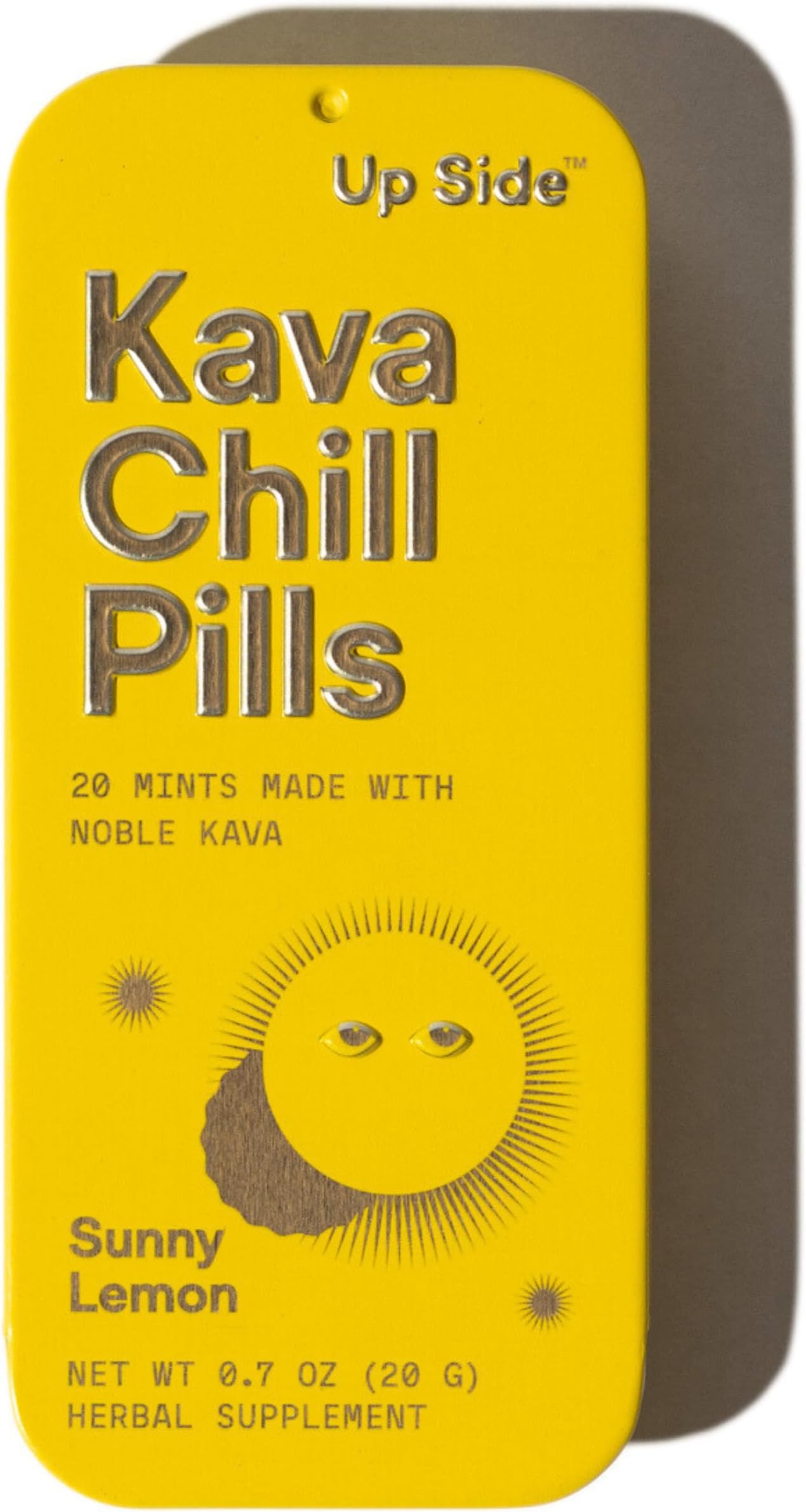 Amazon.com: Up Side Kava Chill Pills, Kava Kava Candy Sunny Lemon ...