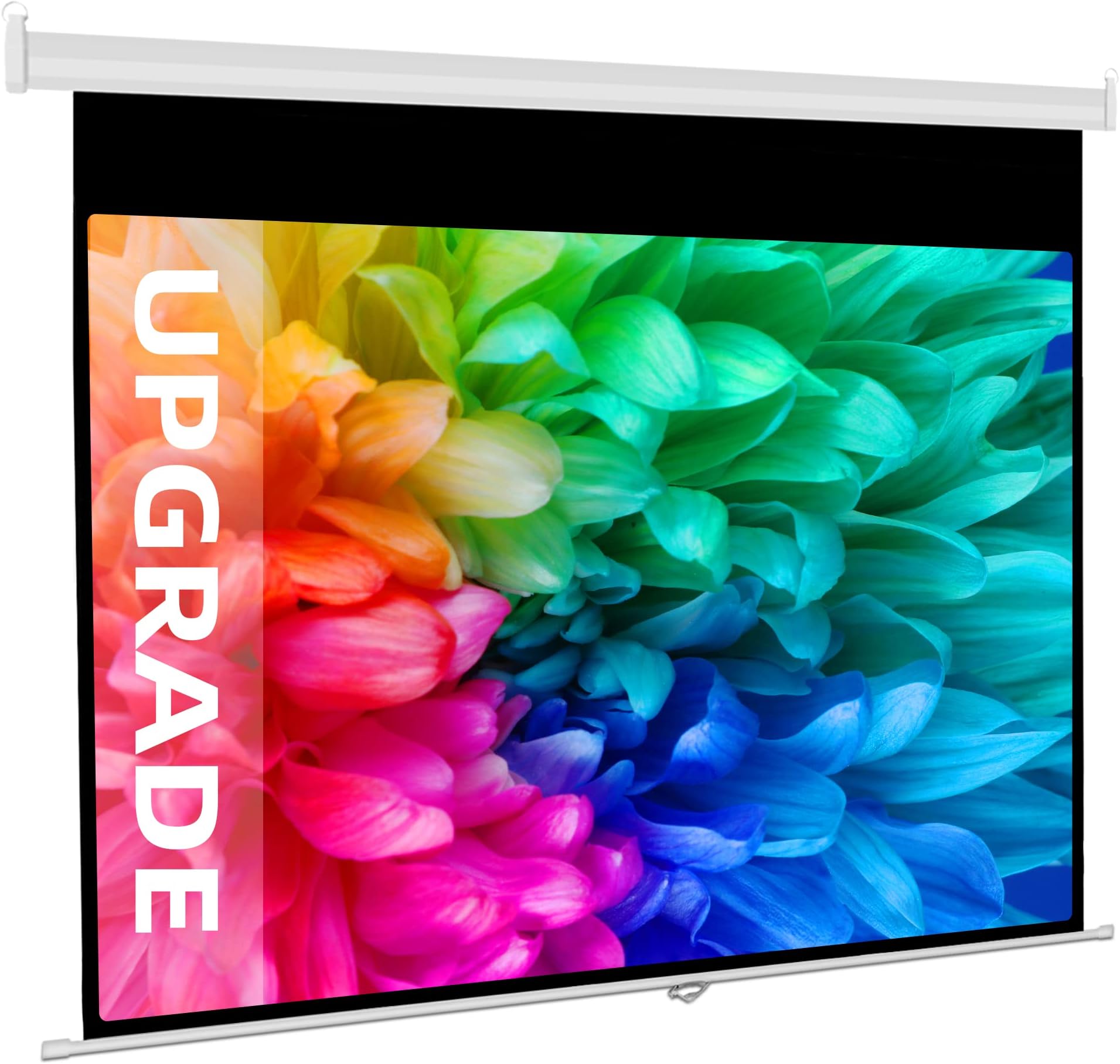 Amazon.com: Pyle Manual Pull-Down Projector Screen - Universal 84-inch ...