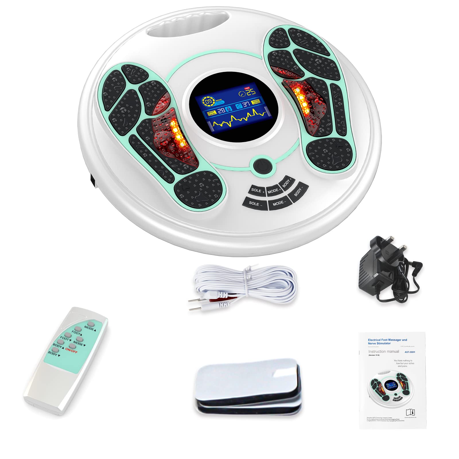 OSITO EMS & TENS Foot Circulation Stimulator: Boosts Blood Flow ...