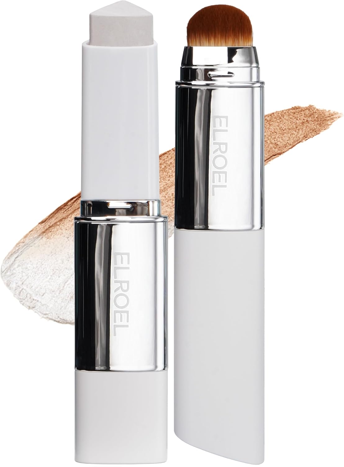 ELROEL BLANC Cover Cream Stick V – Base coreana que cambia de color con ...