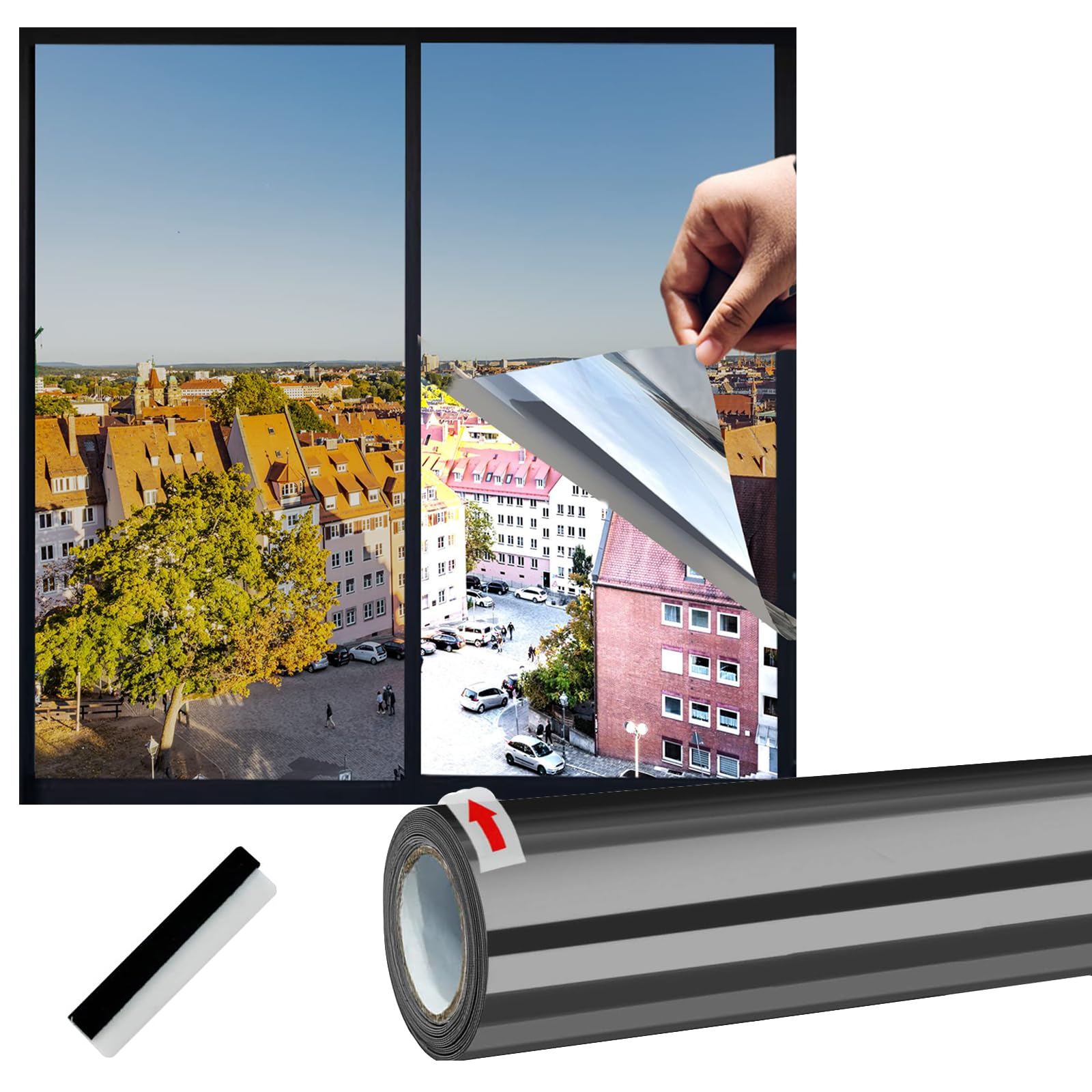 Privacy Film for Glass Windows, Window Film Privacy, Window Film, One ...