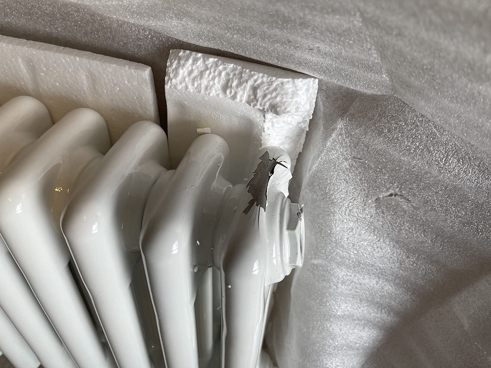 ELEGANT 300 x 1400 mm Traditional Radiator Cast Iron Style Horizontal ...