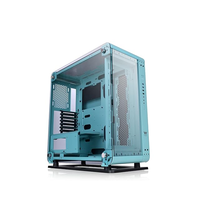 Buy Thermaltake The Core P6 TG Turquoise Edition transformable ATX Mid ...