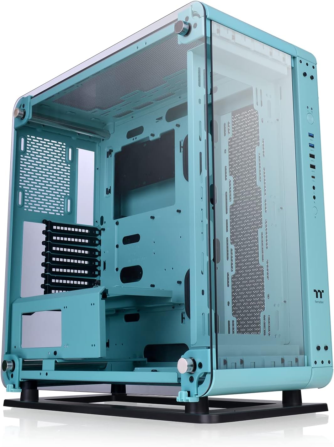 Amazon.com: Thermaltake The Core P6 TG Turquoise Edition transformable ...