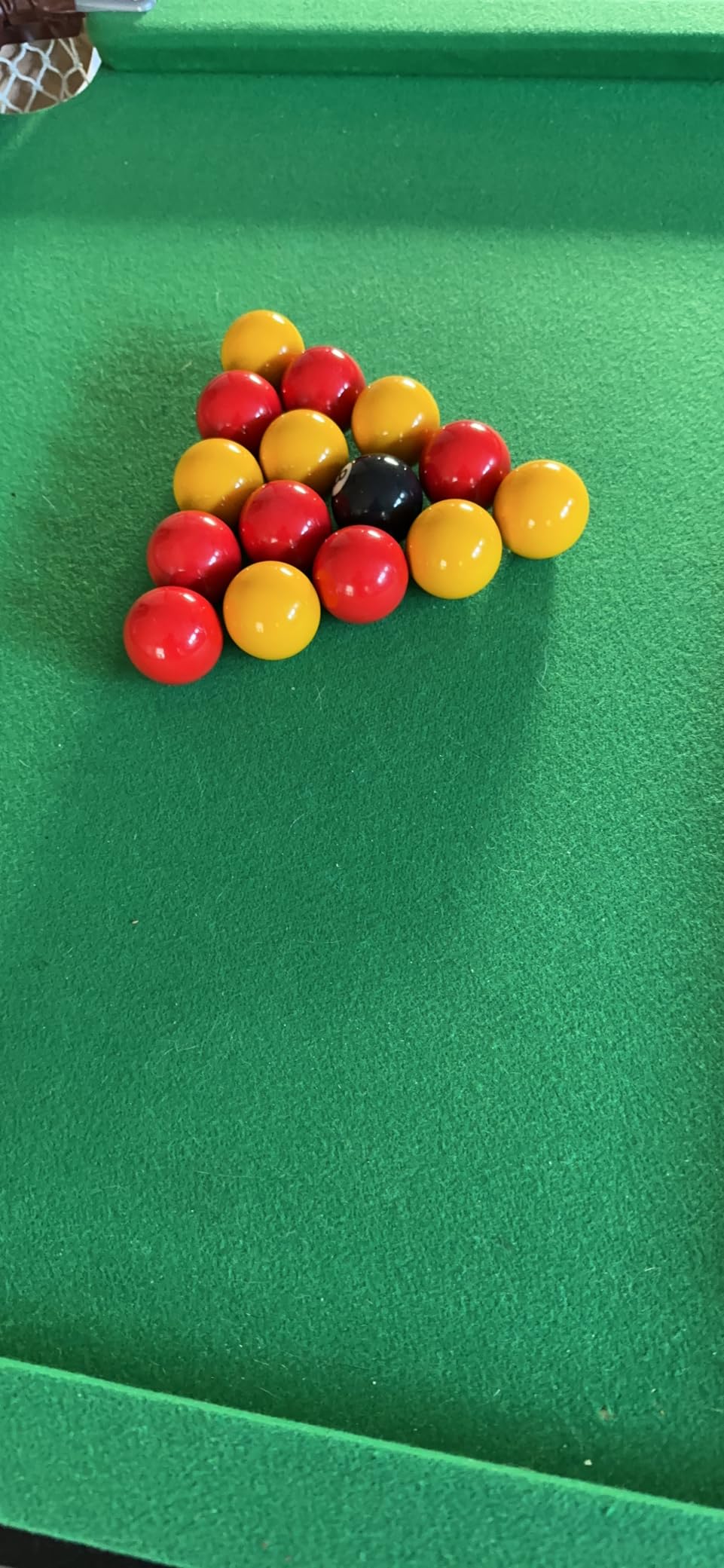 Funky Chalk Kids Small 38mm Economy RED & YELLOW Pool Balls - 16 Ball ...