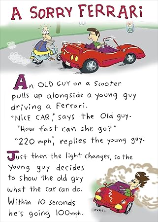A Sorry Ferrari! Humorous Bottlecap Greeting Card : Amazon.co.uk ...