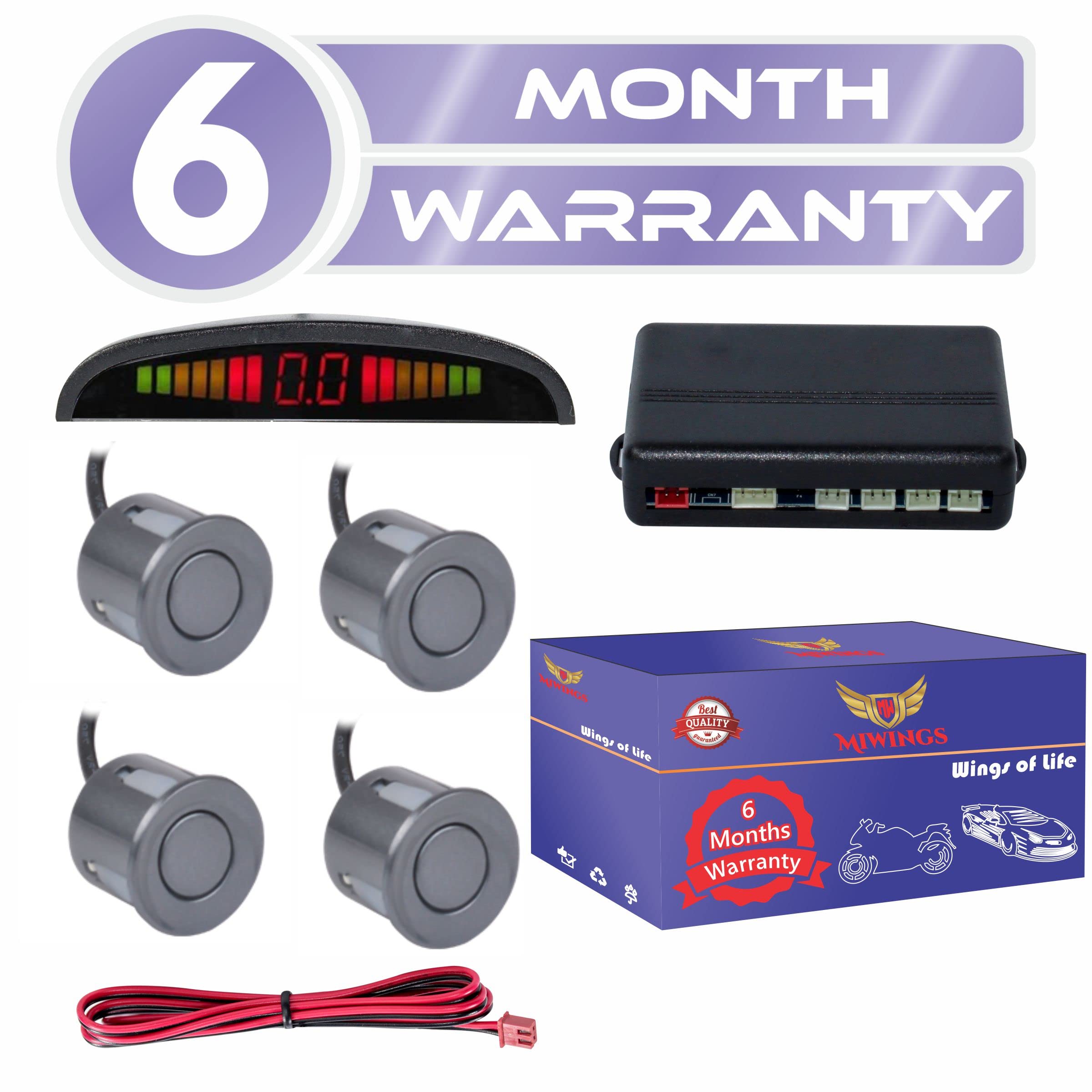 Buy Miwings (6 Month Warranty) Car Reverse Parking Sensor Auto Radar ...