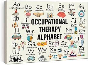 Amazon.com: Occupational Therapy Gifts Canvas Wall Art Decor ...