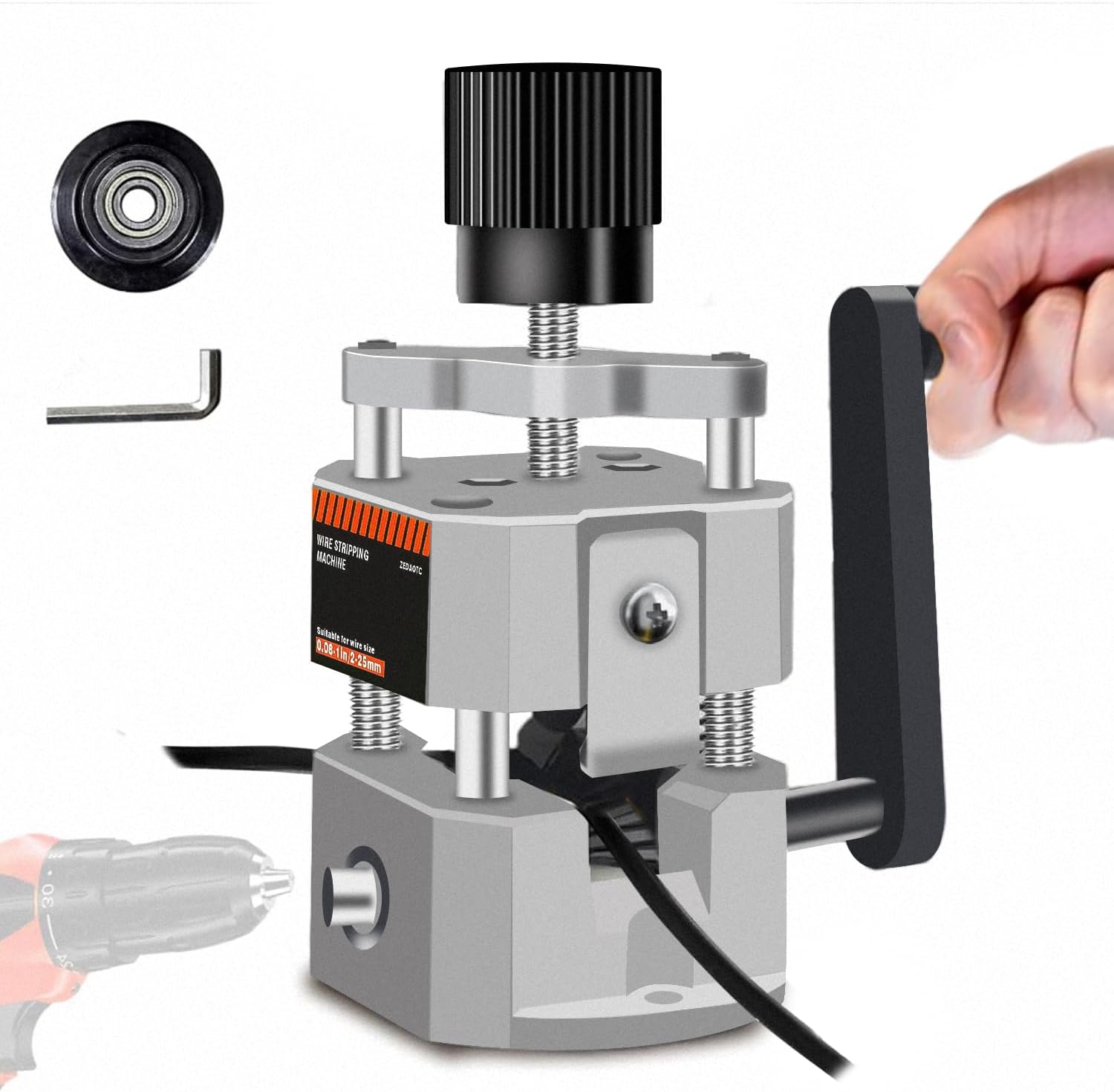 Wire Stripping Machine, Handheld Wire Stripper Tool, Stainless Steel ...